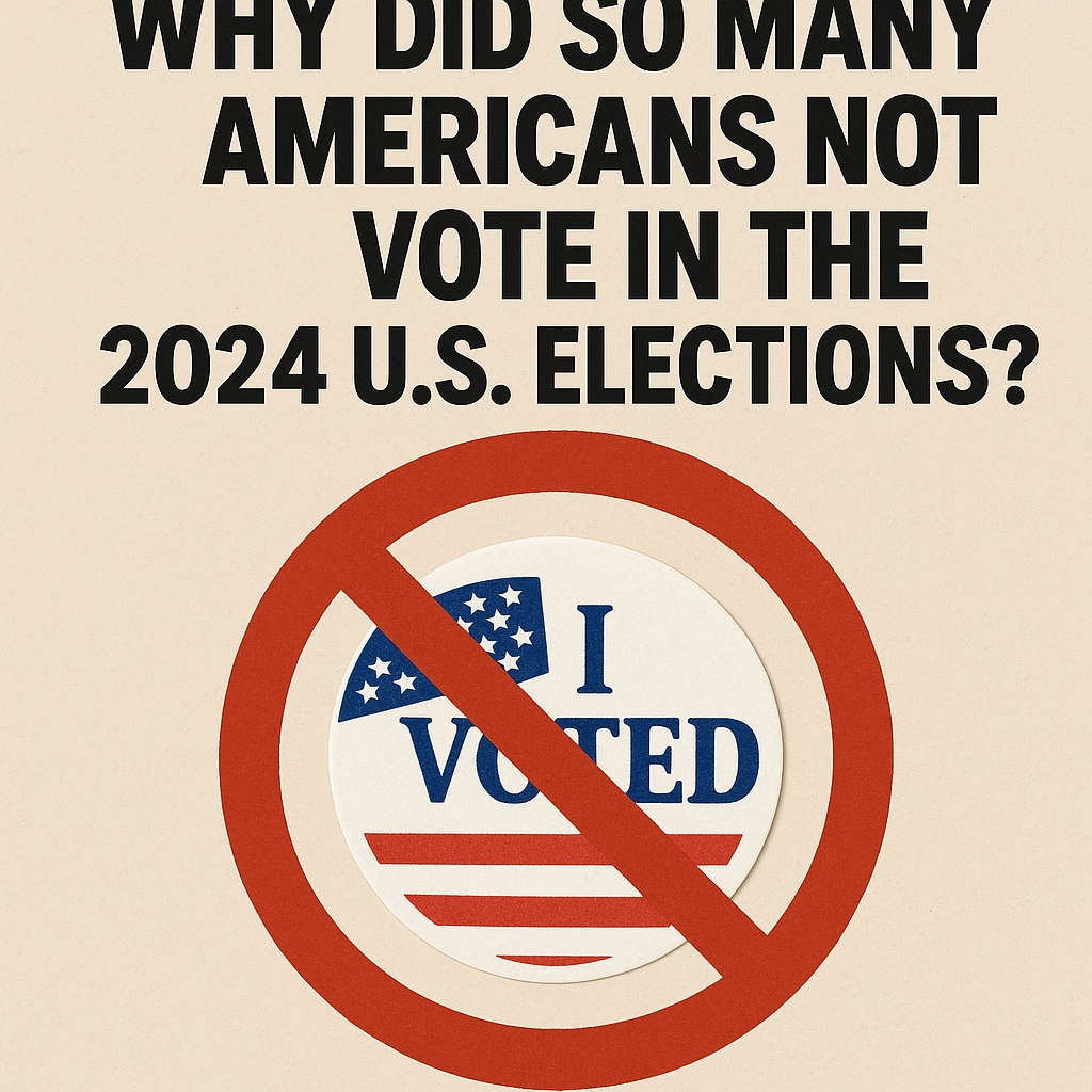 Why Many Registered Voters Did Not Vote in the 2024 US Elections